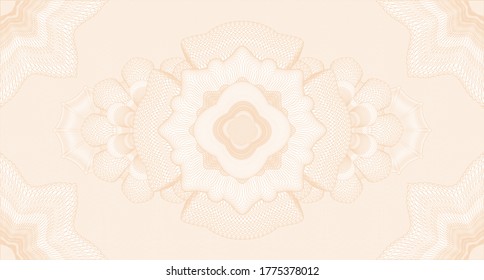 Decorative Watermark Pattern Money Intense Illustration Stock Vector ...