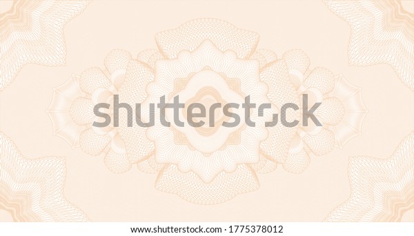Decorative Watermark Pattern Money Intense Illustration Stock Vector ...