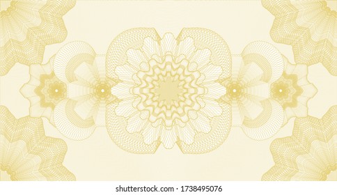 Decorative Watermark Pattern Money Vector Illustration Stock Vector ...