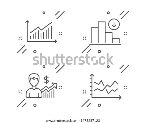 Decreasing Graph Business Growth Graph Line Stock Vector (Royalty Free ...