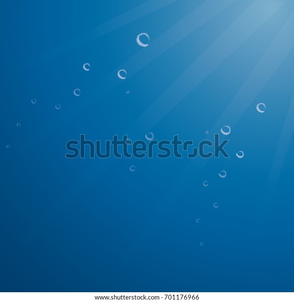 Deep Blue Sea Background Vector Stock Vector (Royalty Free) 701176966 ...