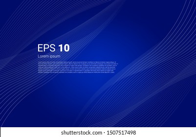 Deep Dark Wave Vector Background Stock Vector (Royalty Free) 1507517498 ...