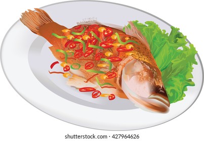603 Deep fried fish Stock Illustrations, Images & Vectors | Shutterstock