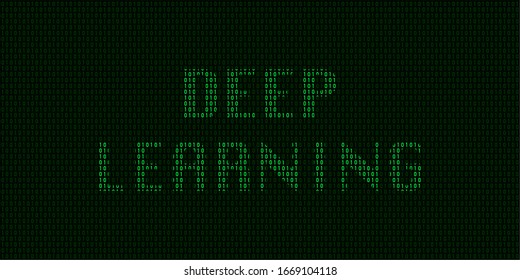 Deep Learning Concept Binary Code Vector Stock Vector (Royalty Free ...