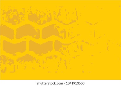 Deep Yellow Color Background Light Brown Stock Vector (Royalty Free ...