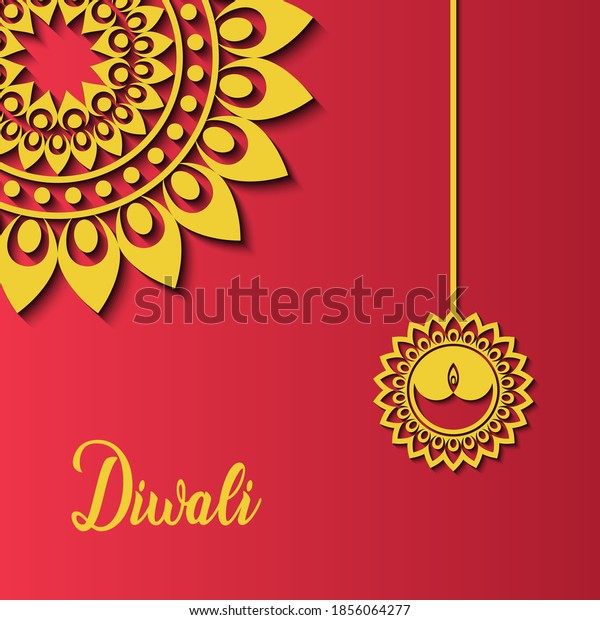 Deepawali Diwali Deepavali Dipavali Background Design Stock Vector ...