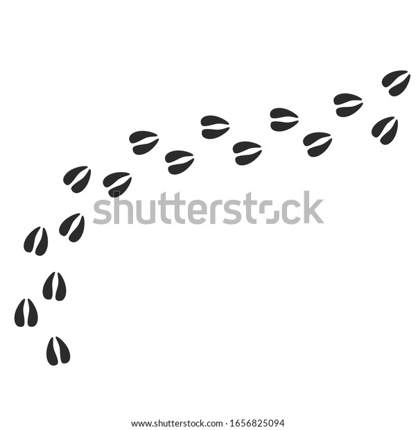 Deer Hoof Pattern Seamless Vector Illustrationvector Stock Vector ...