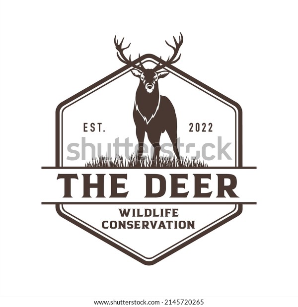 Deer Logo Company Logo Design Idea: เวกเตอร์สต็อก (ปลอดค่าลิขสิทธิ์ ...