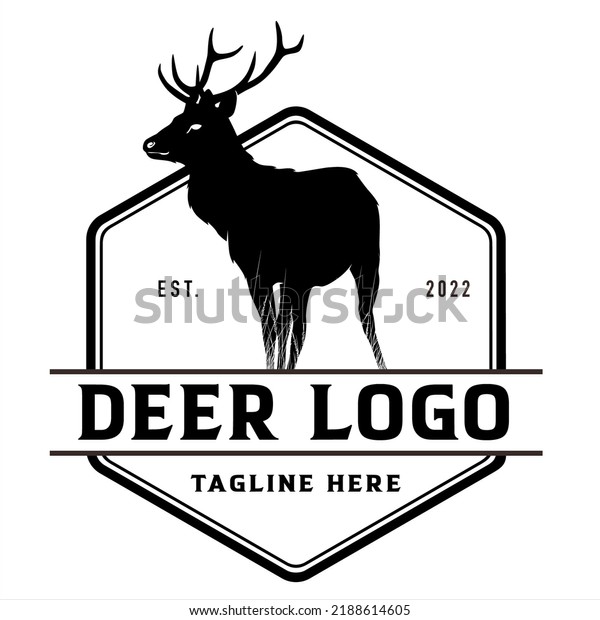 Deer Logo Company Logo Design Idea Stock Vector (Royalty Free ...