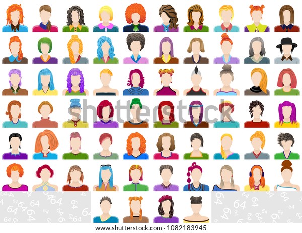 Default Avatar Profile Icon Color Set: immagine vettoriale stock ...