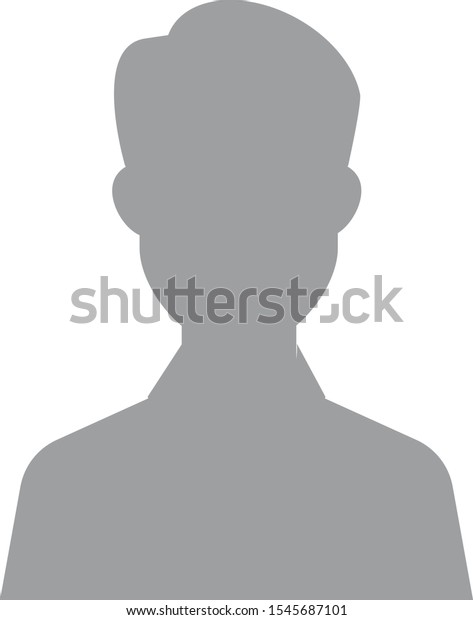Default avatar profile icon. Grey photo placeholder. Hand drawn, modern ...