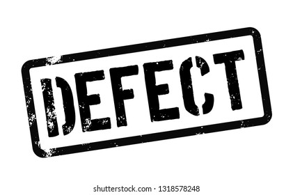 Defect Stamp On White Background Sign Stock Vector (Royalty Free ...