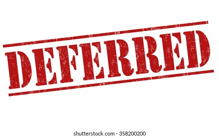 Deferred Grunge Rubber Stamp On White Stock Vector (Royalty Free) 358200200