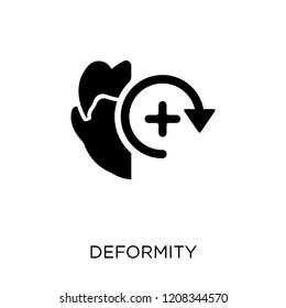 Deformity Icon Deformity Symbol Design Artificial Stock Vector (Royalty ...