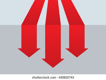Degrade Arrow Vector Illustration Background Stock Vector (Royalty Free ...