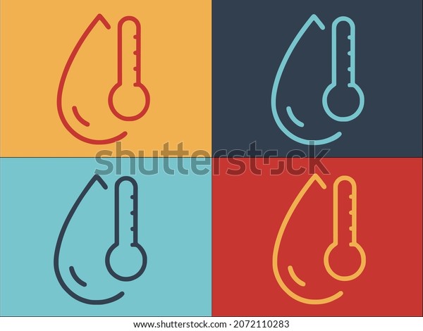 Degree Drop Logo Template Simple Flat Stock Vector (Royalty Free ...