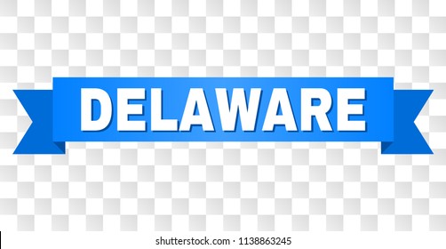 Delaware Text On Ribbon Designed White Stock Vector (Royalty Free ...