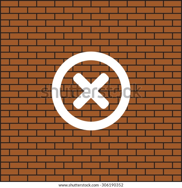Delete Icon Cross Sign Circle Can Stock Vector (Royalty Free) 306190352 ...