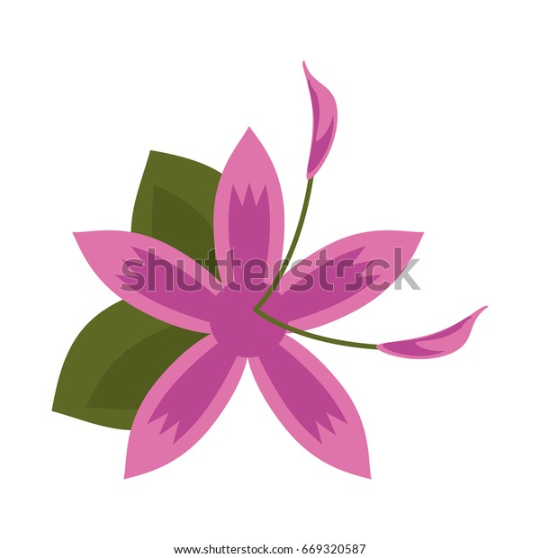 Delicate Flower Icon Image Stock Vector (Royalty Free) 669320587 ...
