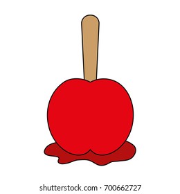 Candy Apple Icon Clipart Image Isolated: ภาพประกอบสต็อก 1402334666 ...