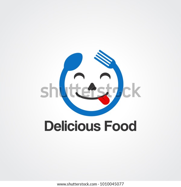 Delicious Food Logo Vector Icon Element Stock Vector (Royalty Free ...