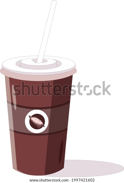 Delicious Iced Chocolate Vector Art Stock Vector (Royalty Free ...