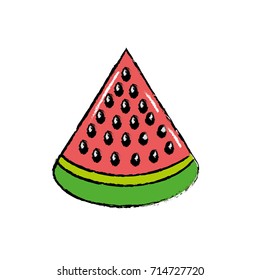 Water Melon Cute Chibi Angry Cartoon Stock Vector (Royalty Free) 1555971413