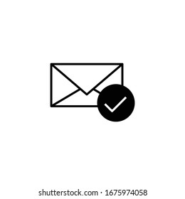 Delivered Letter Concept Vector Illustration Icon Stock Vector (Royalty ...