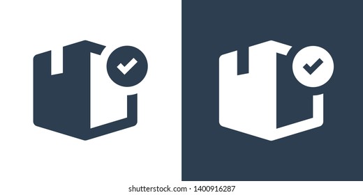 Delivered Order Symbol Icon Vector Stock Vector (Royalty Free) 1400916287