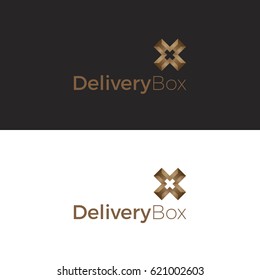 Delivery Box Logo Stock Vector (Royalty Free) 621002603 | Shutterstock