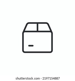 Delivery Box Shipping Order Icon Stock Vector (Royalty Free) 2197154887 ...