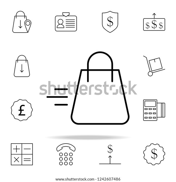 Delivery Goods Icon Ecommerce Icons Universal Stock Vector (Royalty ...