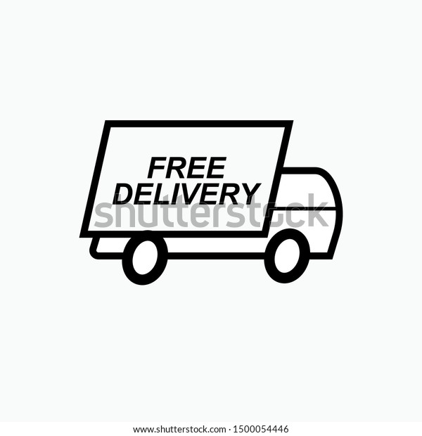 Delivery Icon Vector Sign Symbol Design Stock Vector (Royalty Free ...