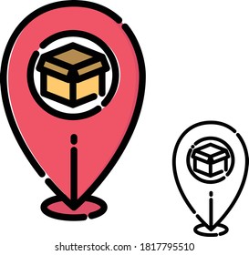 Delivery Location Icon You Can Use Stock Vector (Royalty Free ...