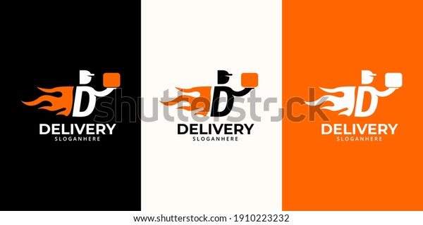 Delivery Logo Designs Template Illustration Vector Stock Vector ...