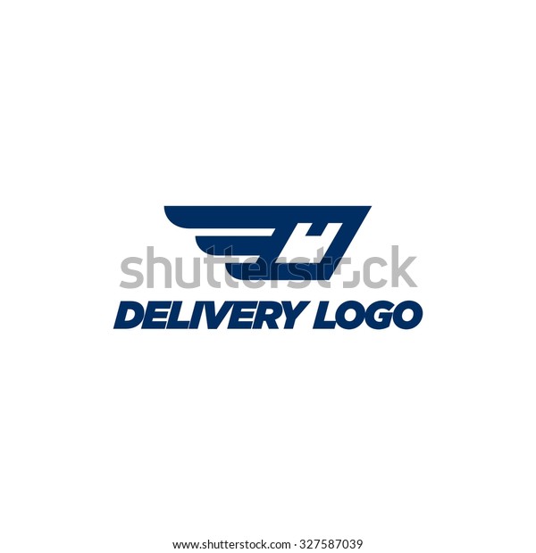 Delivery Logo Template Stock Vector (Royalty Free) 327587039