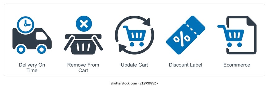 Delivery On Time Icon Concept Stock Vector (Royalty Free) 2129399267 ...