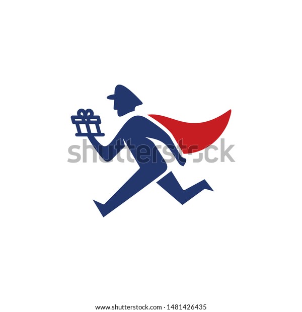 Delivery Order Logo Design Mix People Stock Vector (Royalty Free ...