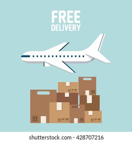 Delivery Service Design Stock Vector (Royalty Free) 428707216 ...