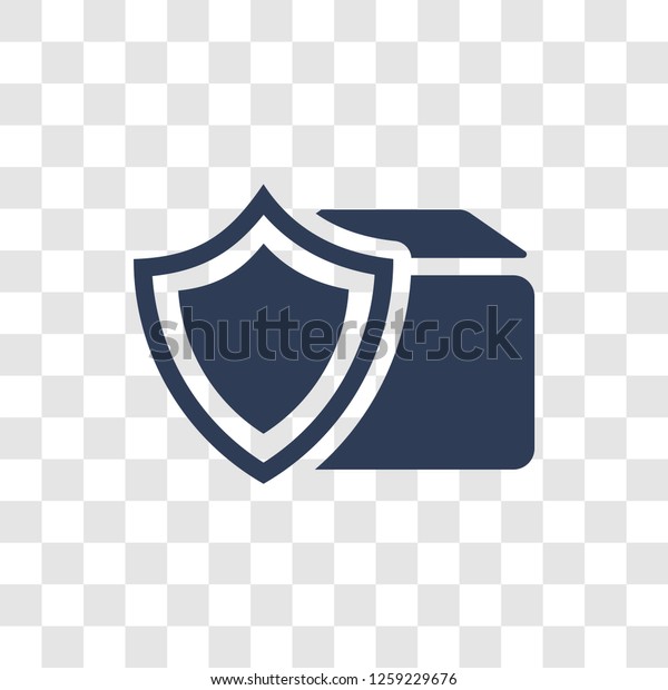Delivery Shield Icon Trendy Delivery Shield Stock Vector (Royalty Free ...