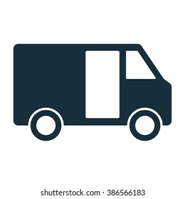 Delivery Van Icon Stock Vector (Royalty Free) 386566183 | Shutterstock