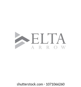 Delta Arrow Logo Stock Vector (Royalty Free) 1071066260 | Shutterstock