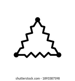 Delta Connection Symbol Icon Vector Stock Vector (Royalty Free ...