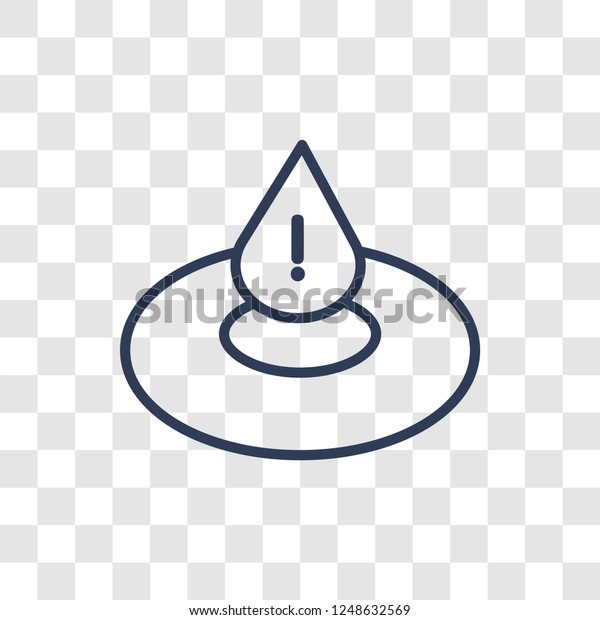 Deluge Icon Trendy Linear Deluge Logo Stock Vector (Royalty Free ...