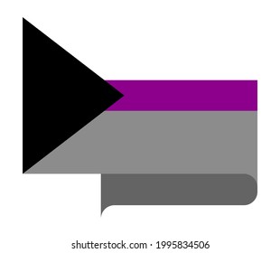 Demisexual Pride Flag Vector Illustration Stock Vector (Royalty Free ...