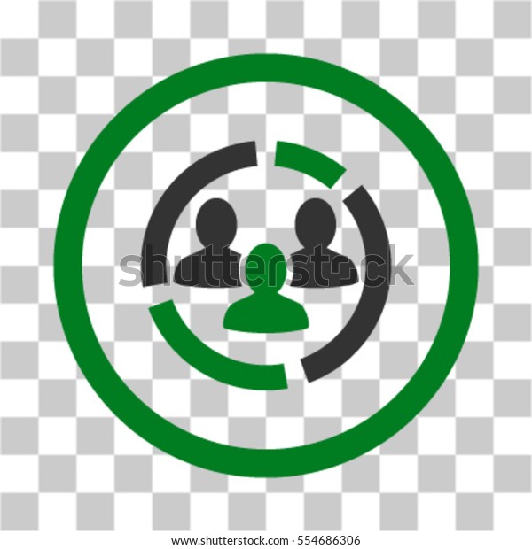 Demography Diagram Vector Icon Illustration Style: vector de stock ...