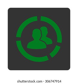 Demography Diagram Vector Icon This Flat Stock Vector (Royalty Free ...