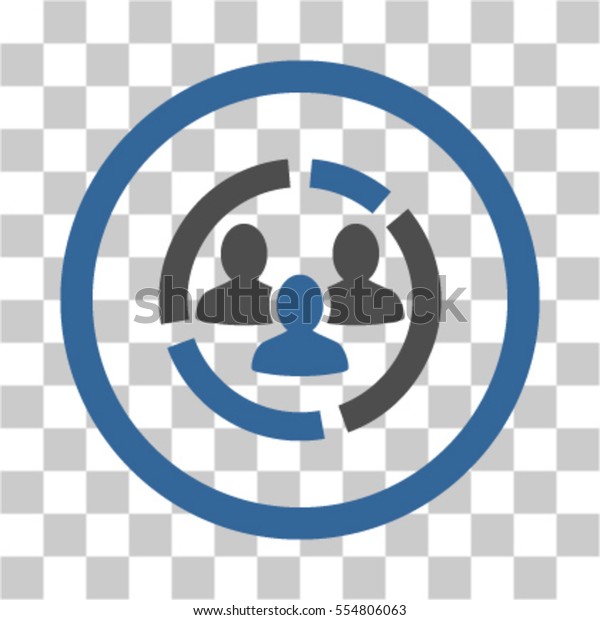 Demography Diagram Vector Pictogram Illustration Style Stock Vector ...
