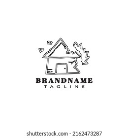 Demolition Logo Cartoon Icon Design Template Stock Vector (Royalty Free ...