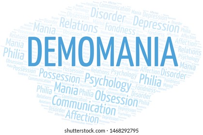 Peladomania Word Cloud Type Mania Made: เวกเตอร์สต็อก (ปลอดค่าลิขสิทธิ์ ...